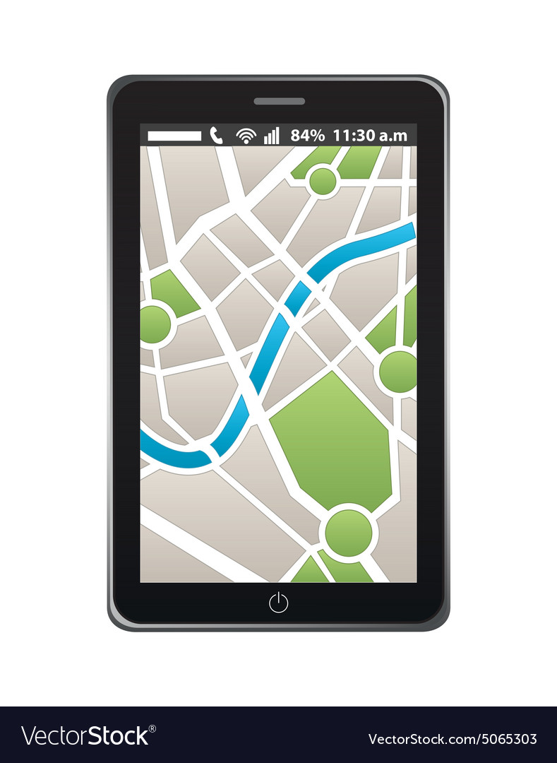 Gps technology Royalty Free Vector Image - VectorStock