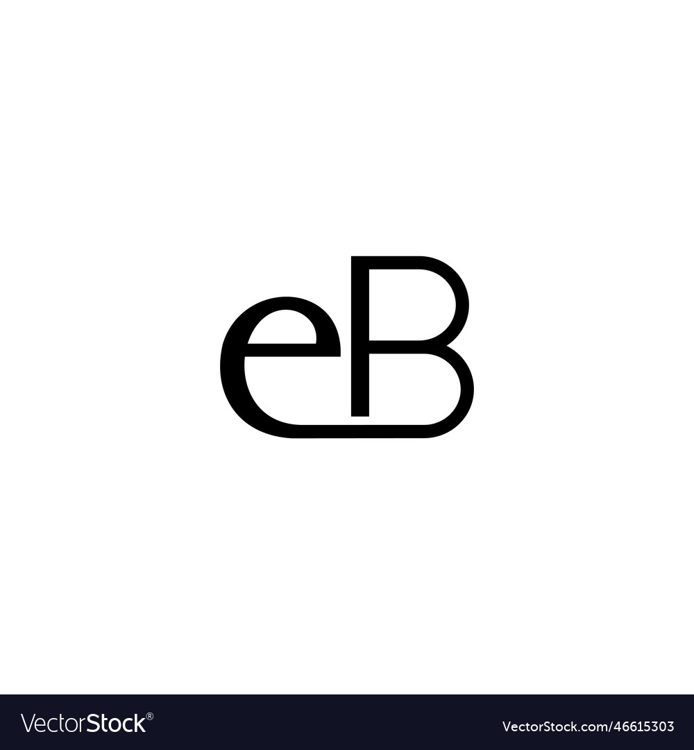 Initials logo design initial letter Royalty Free Vector