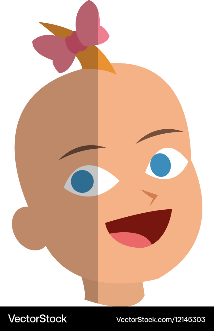 Isolated baby cartoon design Royalty Free Vector Image