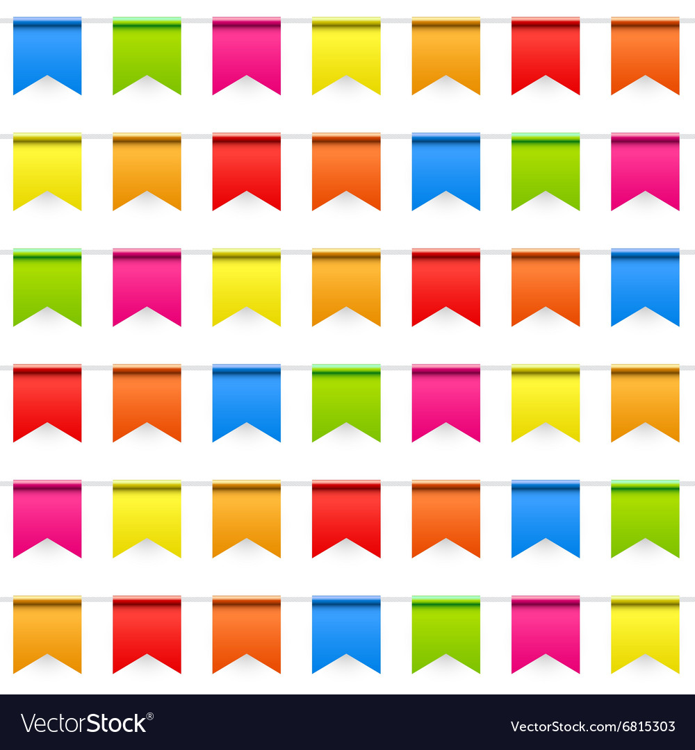 Party background with flags seamless pattern Vector Image