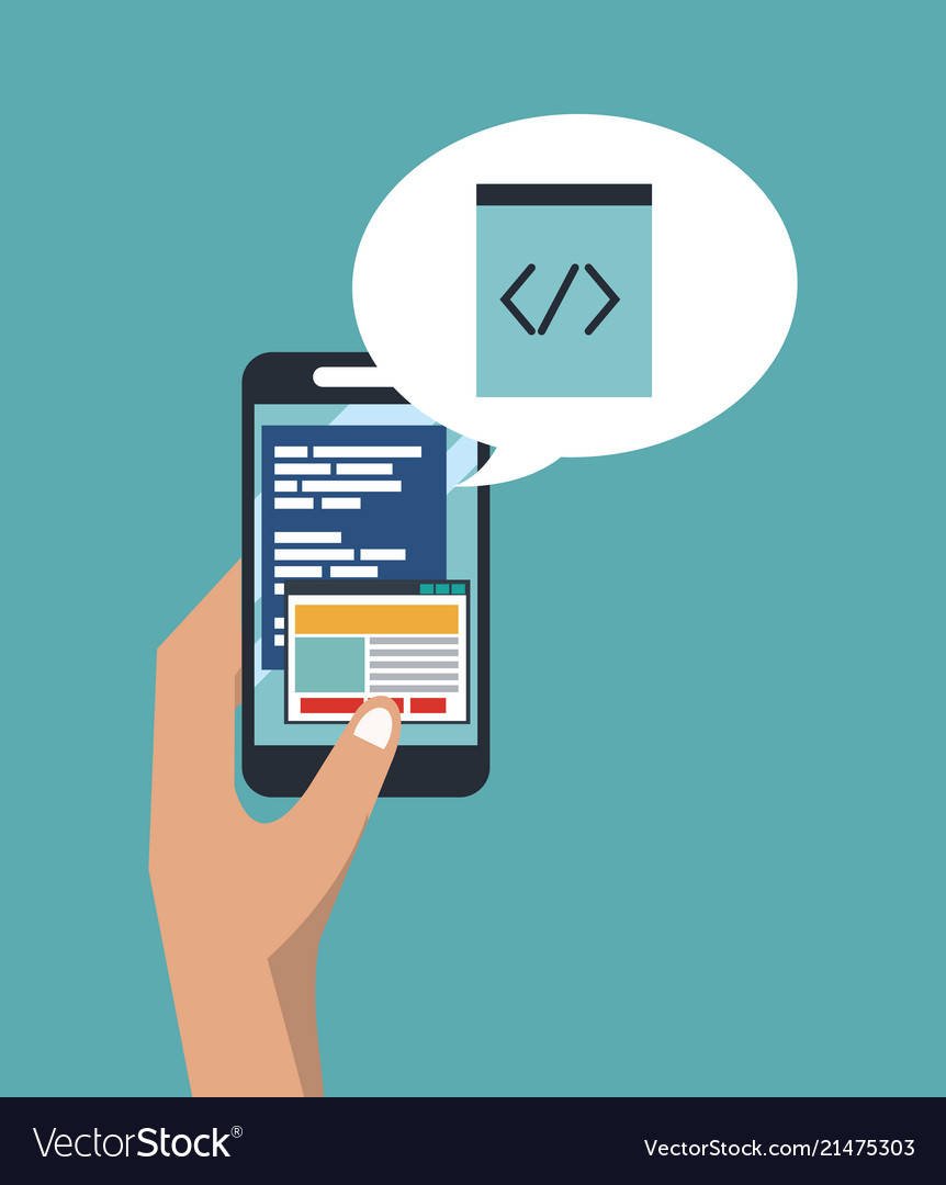 Software and programming Royalty Free Vector Image