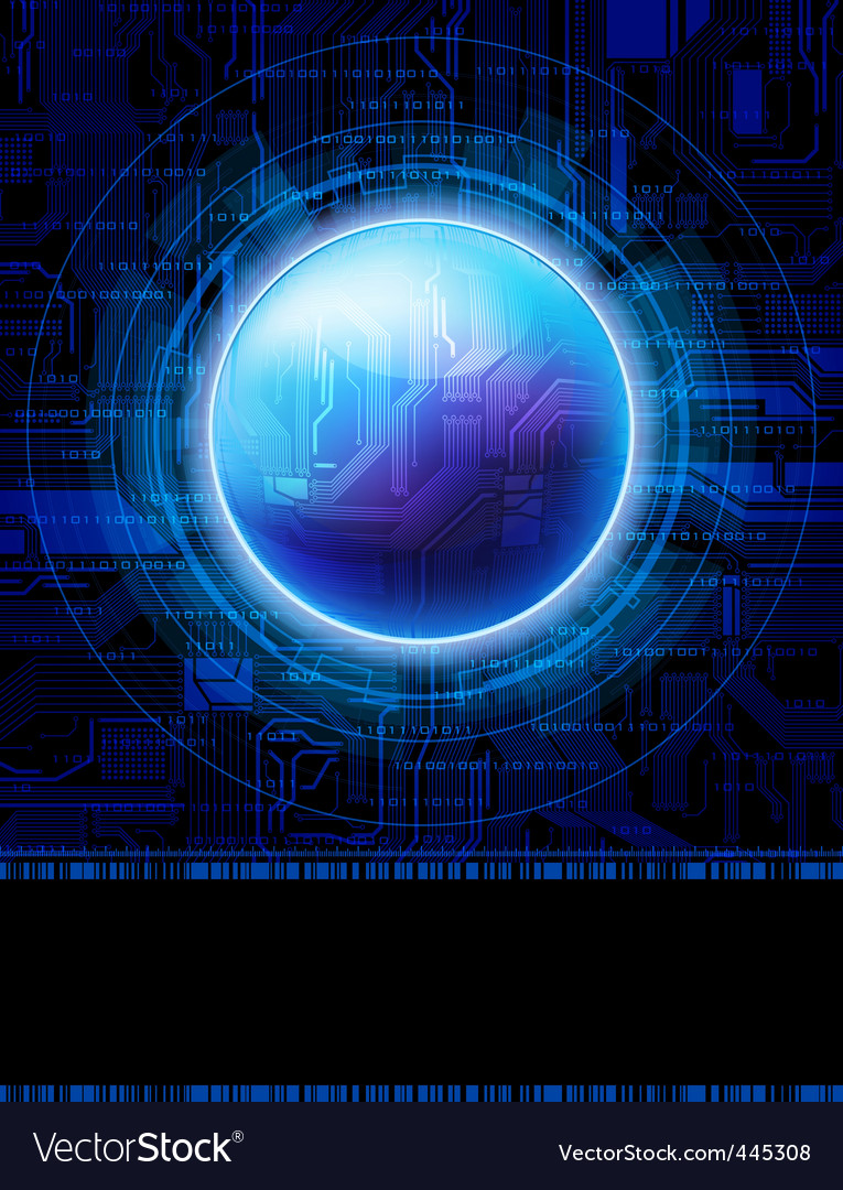 Abstract technology theme background Royalty Free Vector