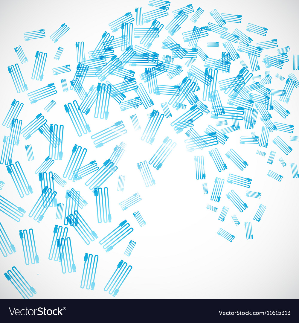 Abstract background usb Royalty Free Vector Image