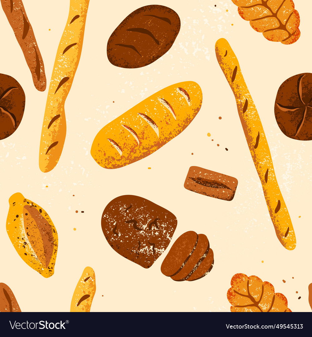Bakery seamless pattern Royalty Free Vector Image