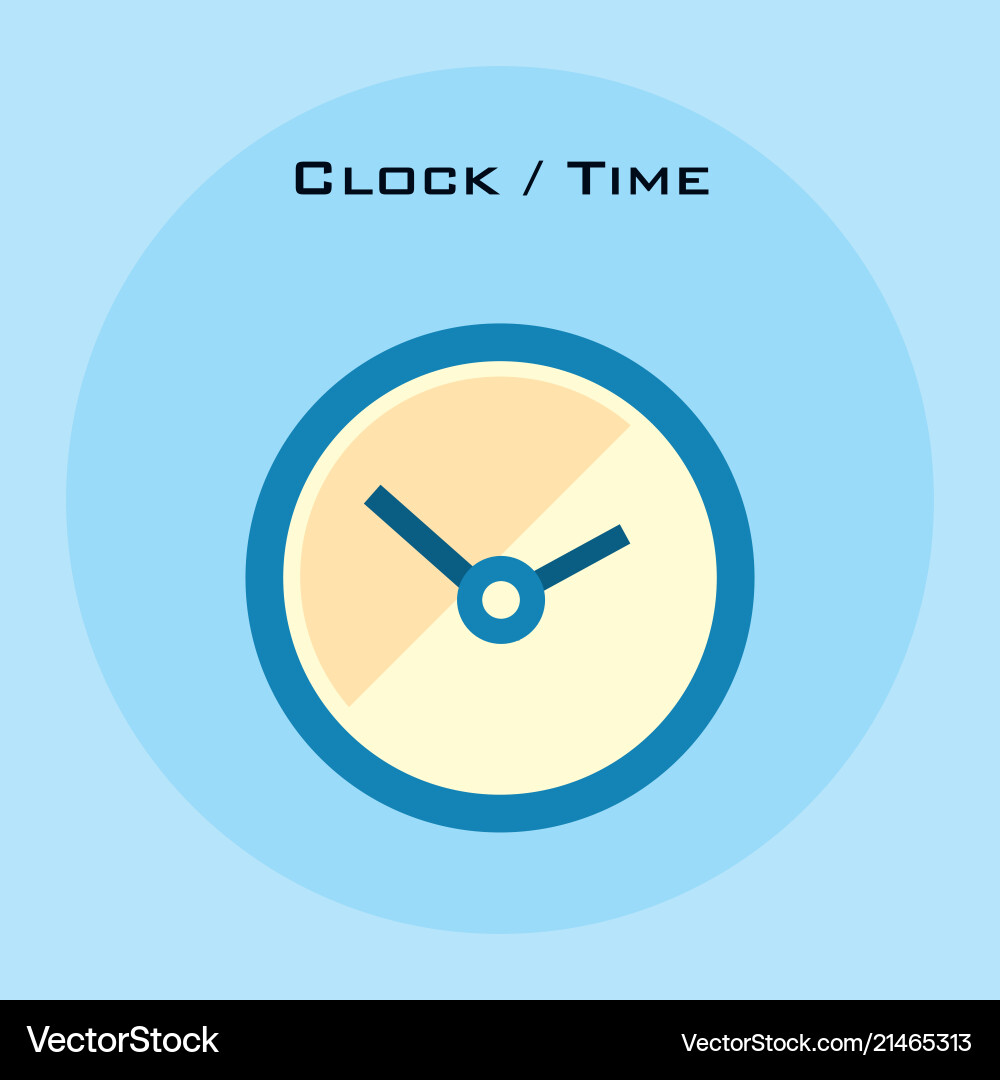 Clock and time design Royalty Free Vector Image