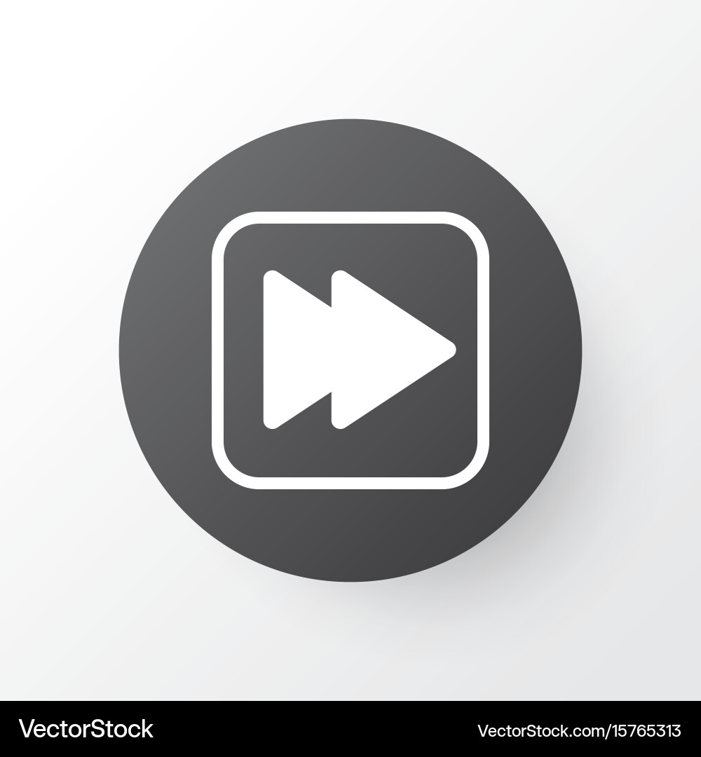 Forward music icon symbol premium quality isolated