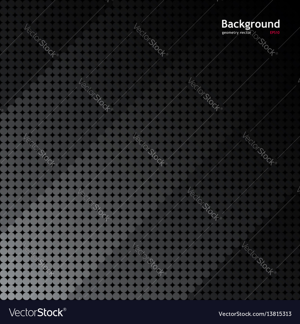 Grey dotted pattern Royalty Free Vector Image - VectorStock