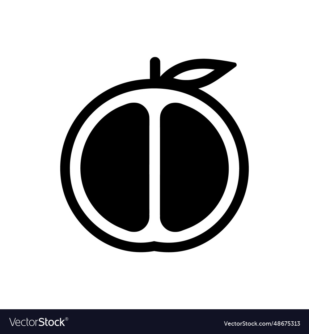 Lemon fruit icon Royalty Free Vector Image - VectorStock