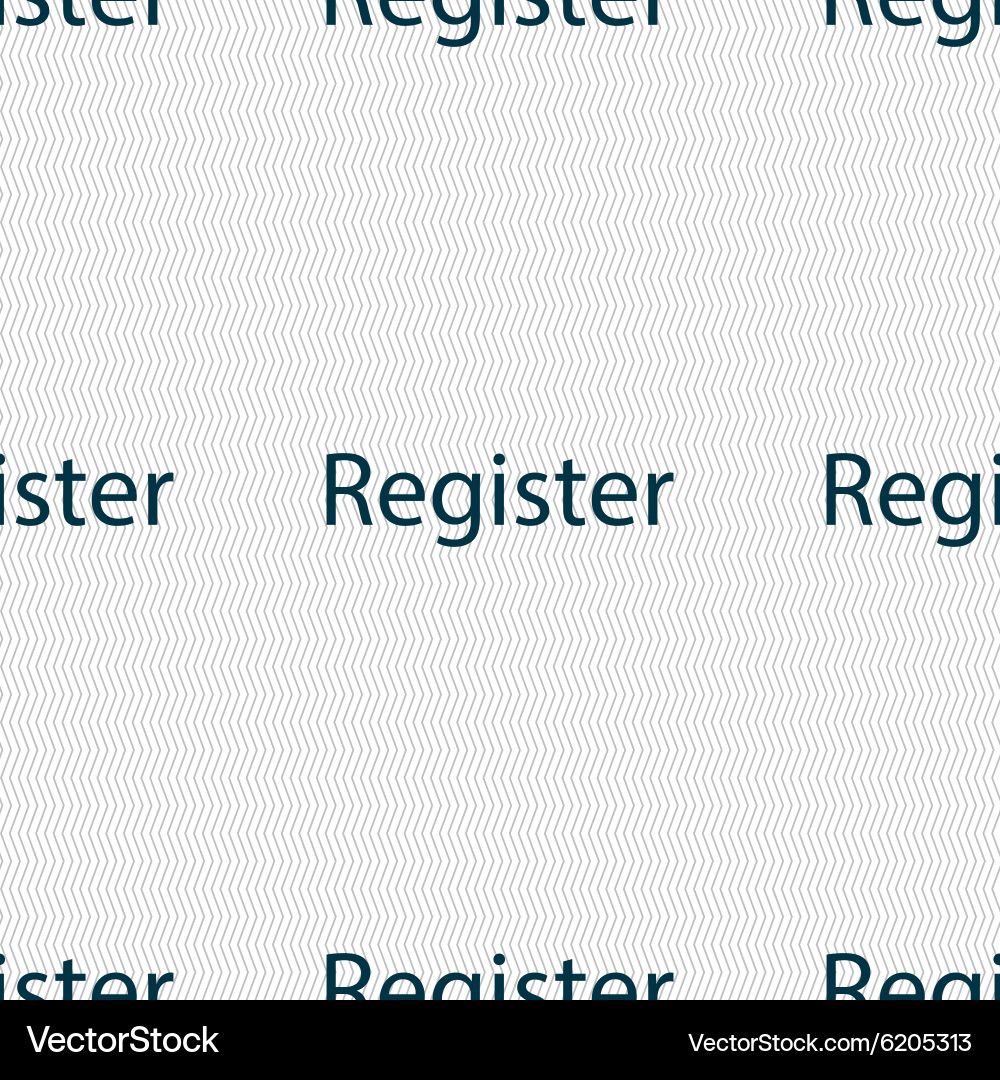 Register sign icon membership symbol website Vector Image