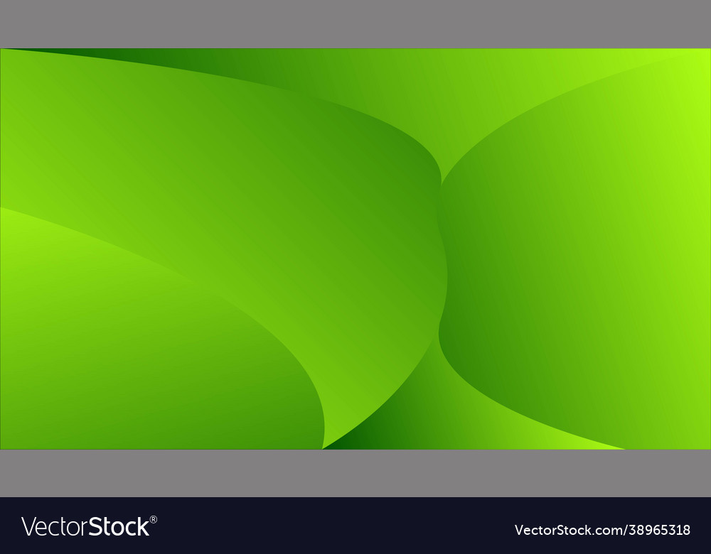 Abstract smooth green background Royalty Free Vector Image