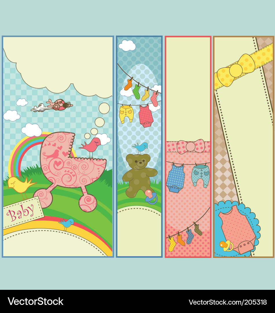 Babanners Royalty Free Vector Image - VectorStock