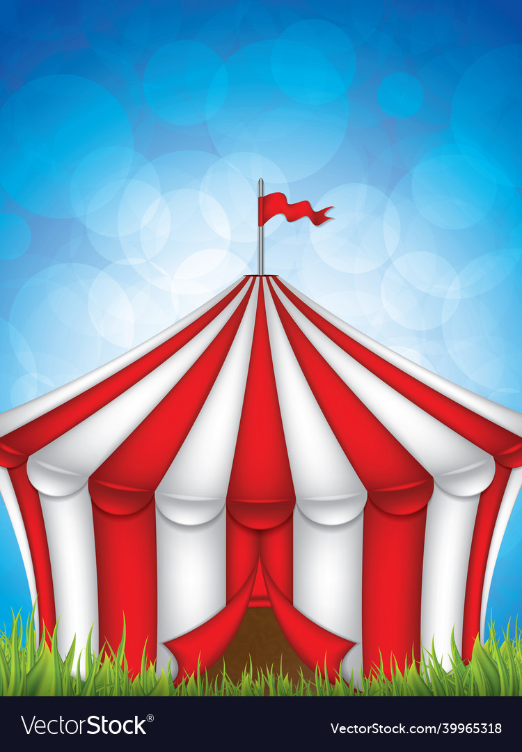 Circus tent Royalty Free Vector Image - VectorStock