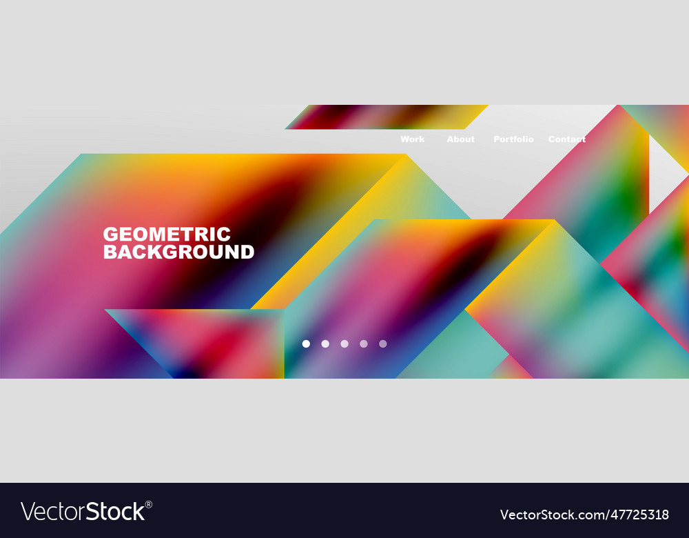 Dynamic lines triangles rectangles geometric Vector Image