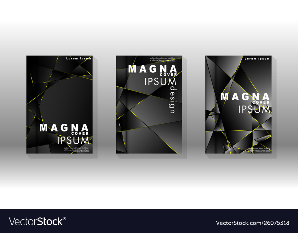 Fancy polygon cover pattern background design Vector Image