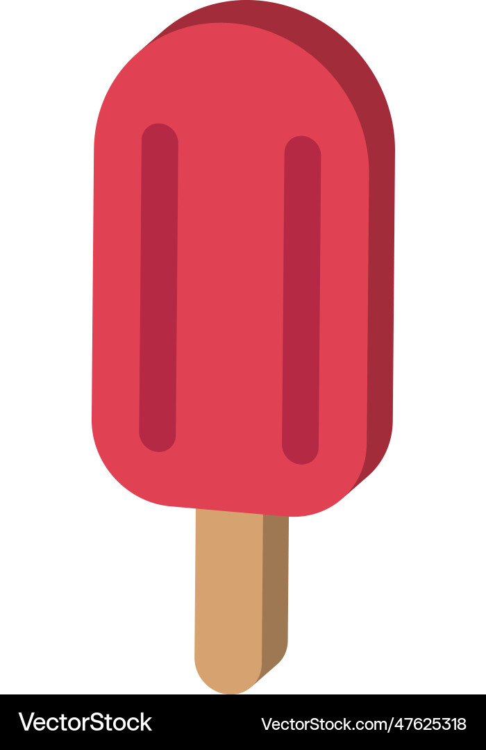 Isolated colored 3d popsicle icon Royalty Free Vector Image