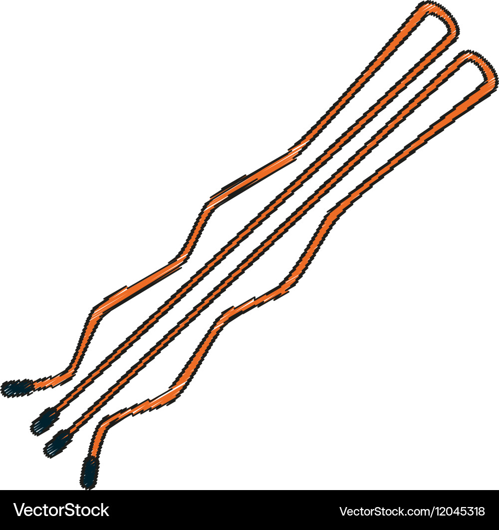 Isolated hair pins design Royalty Free Vector Image