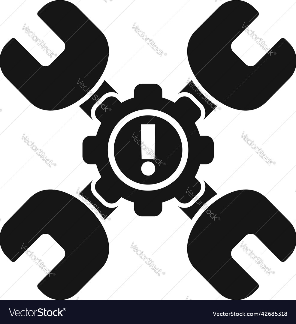 Key solution icon simple creative problem Vector Image
