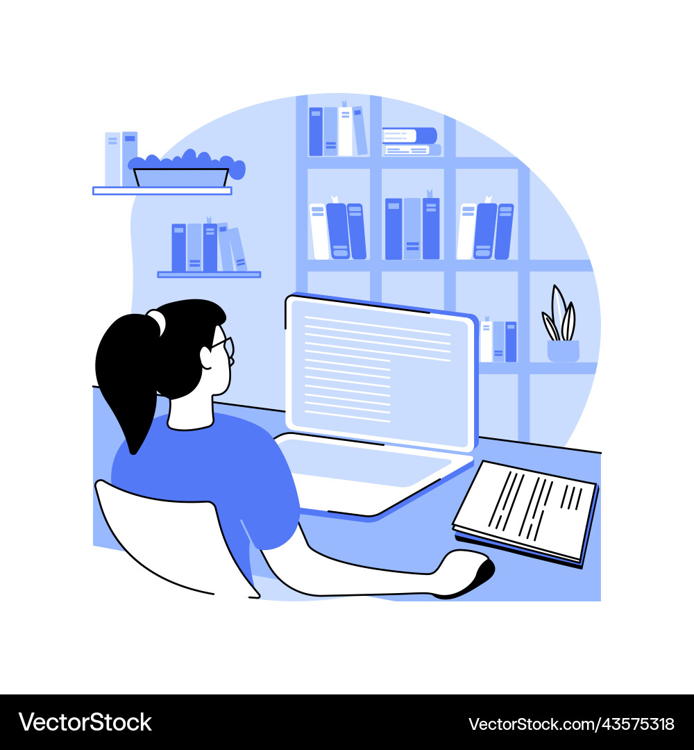 Prepare legal documents isolated cartoon Vector Image