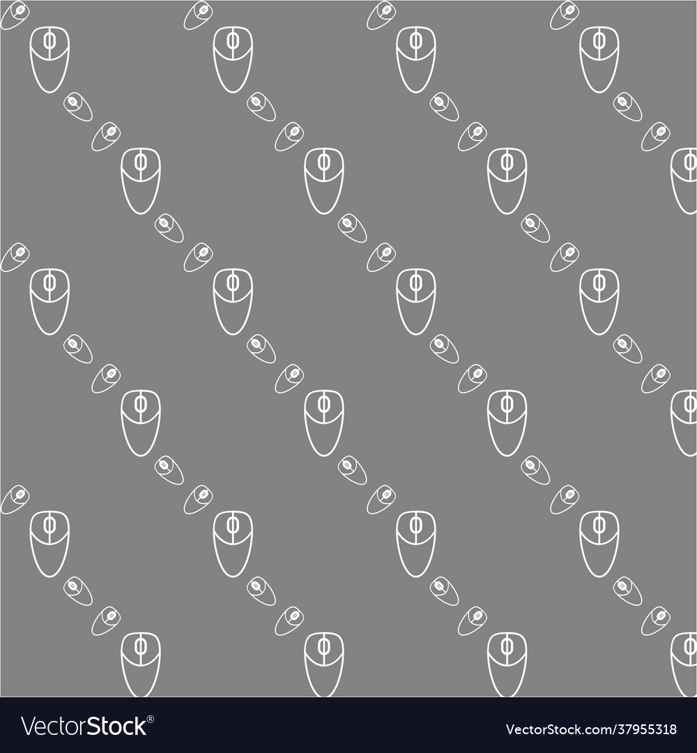 Wireless mouse computer pattern Royalty Free Vector Image