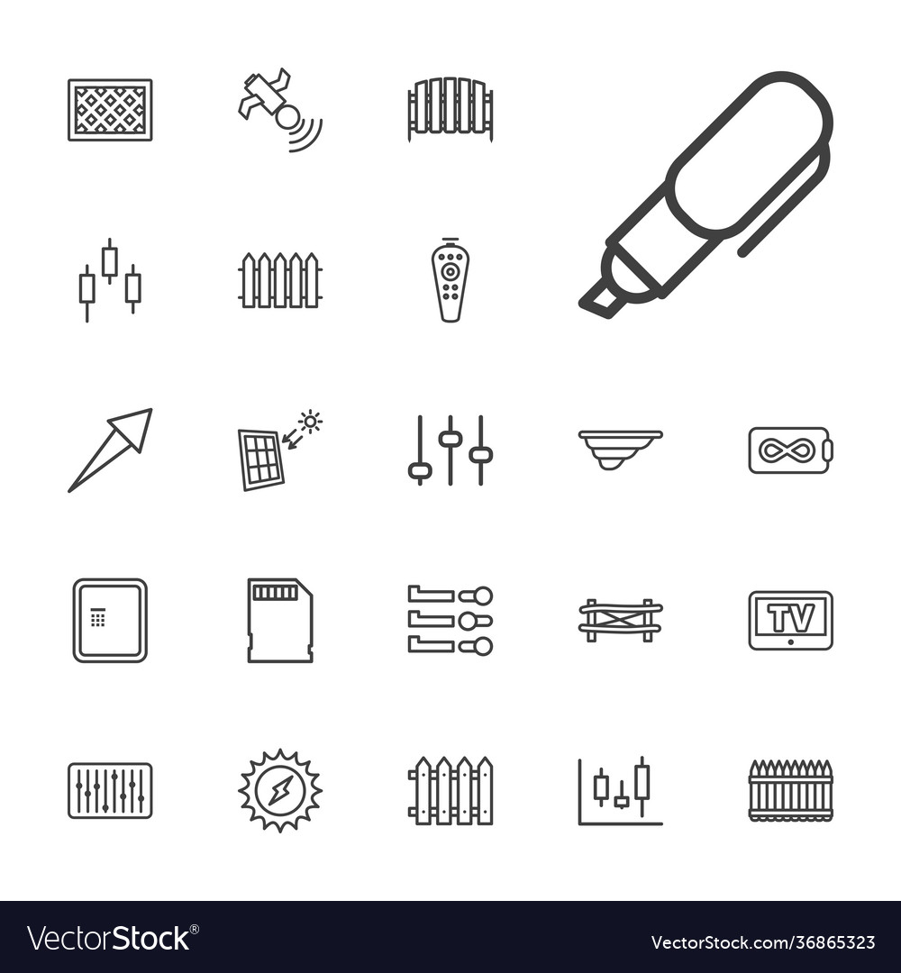 22 panel icons Royalty Free Vector Image - VectorStock