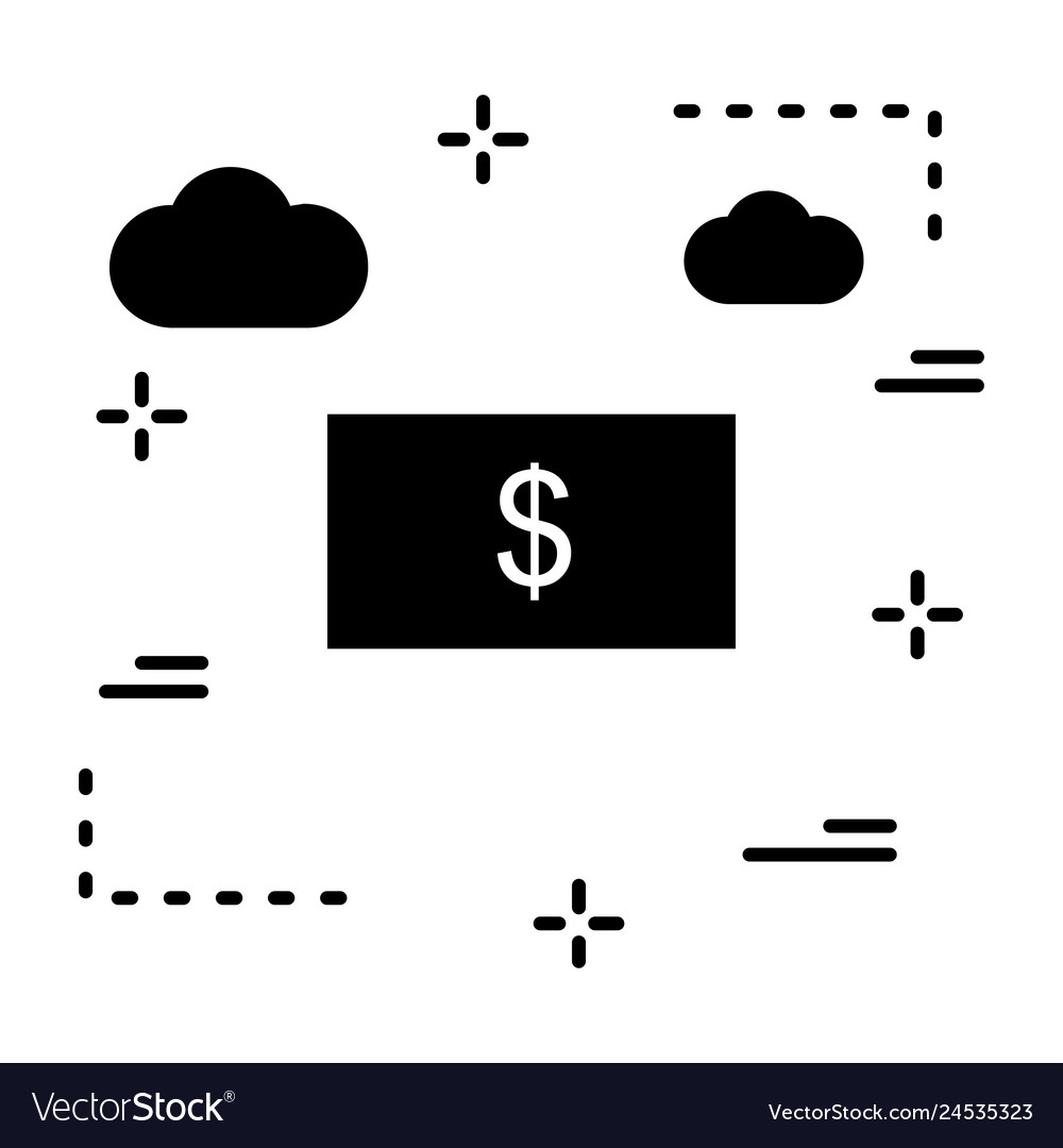 Dollar note icon Royalty Free Vector Image - VectorStock