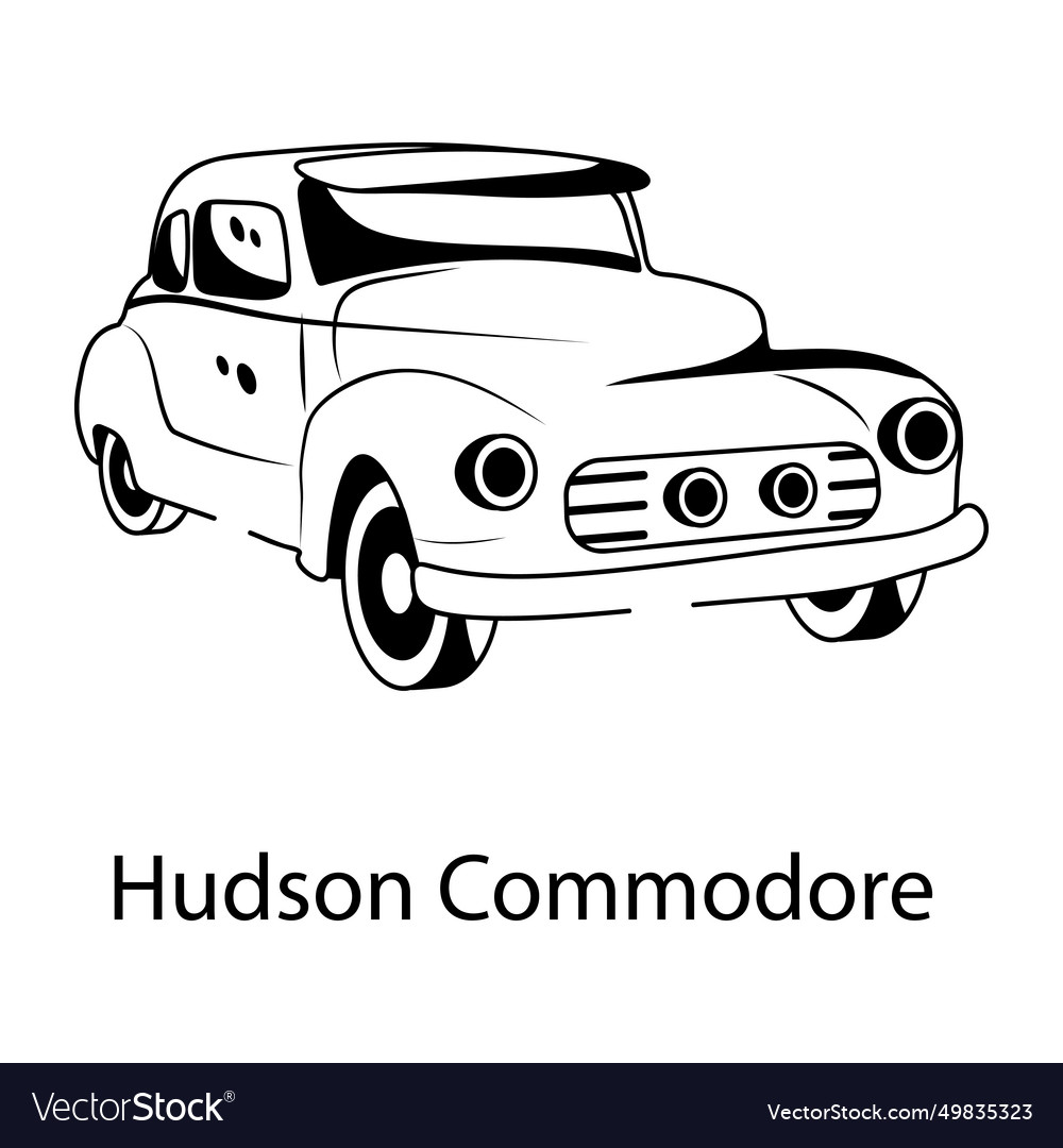 Hudson commodore Royalty Free Vector Image - VectorStock