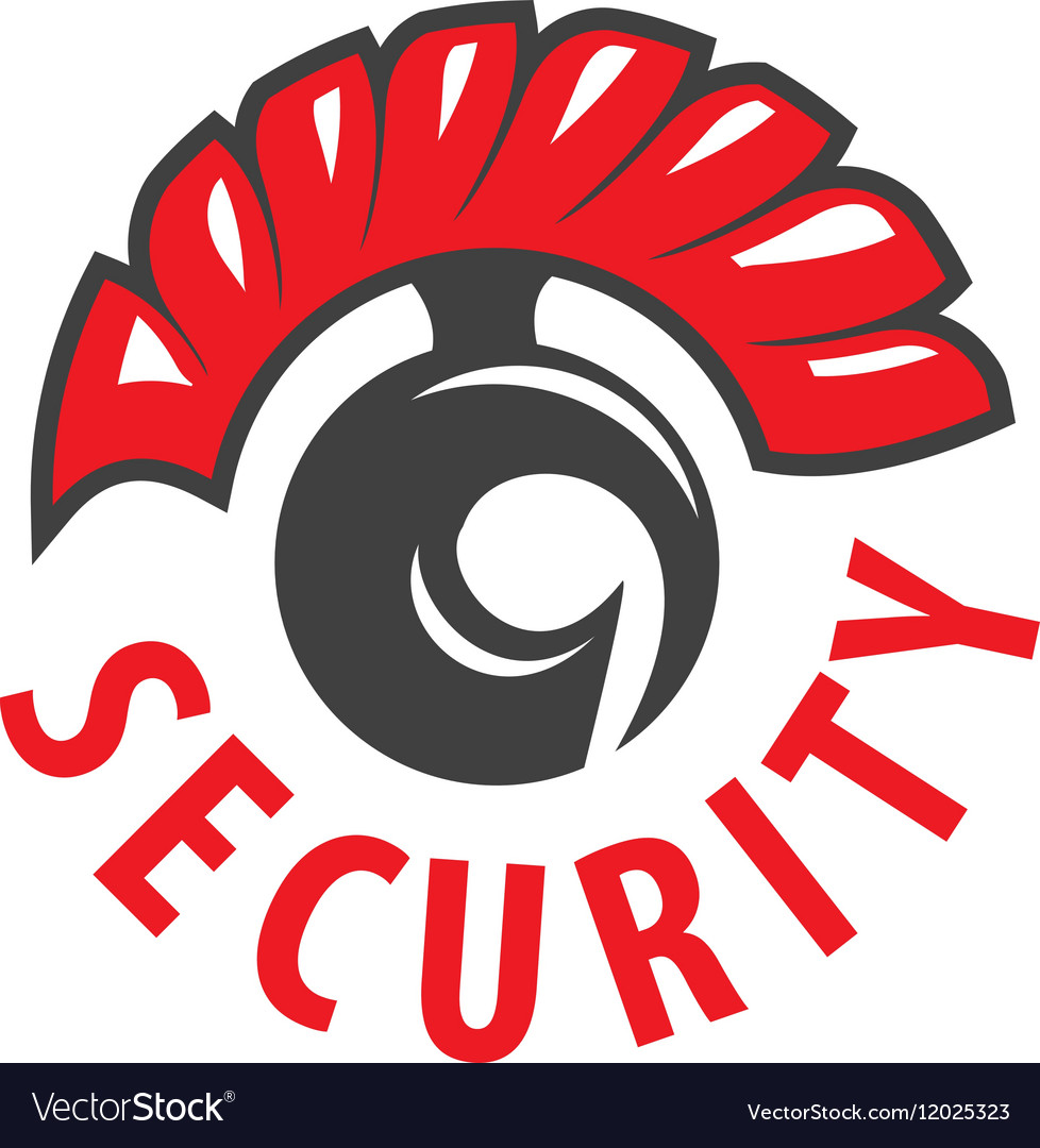Logo security Royalty Free Vector Image - VectorStock