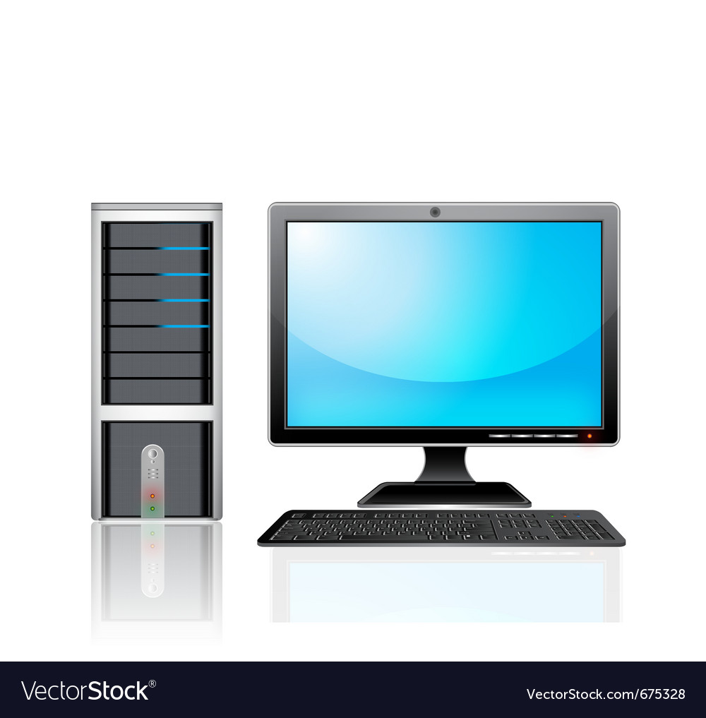 Computer Keyboard Icons Royalty Free Vector Image