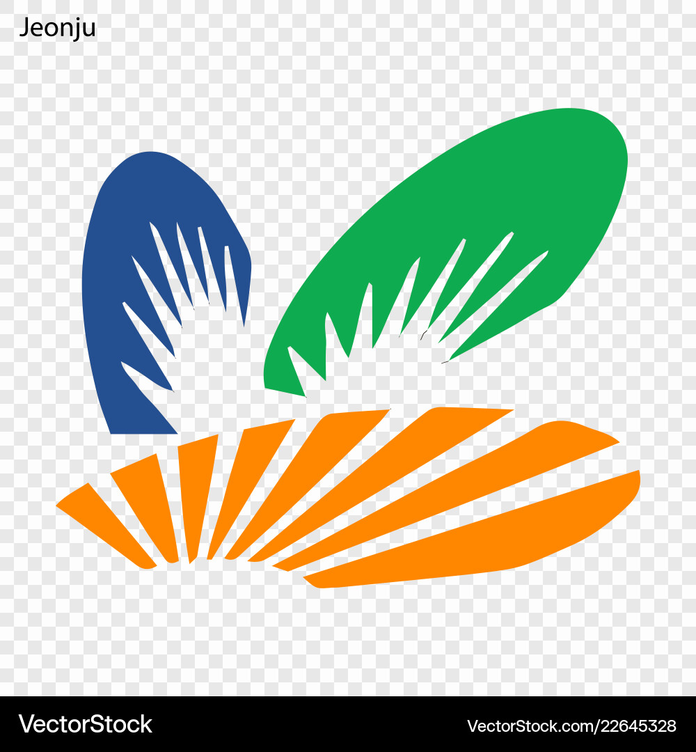 Emblem of jeonju Royalty Free Vector Image - VectorStock