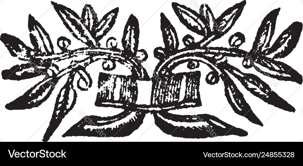 Vintage drawing or engraving small grunge Vector Image