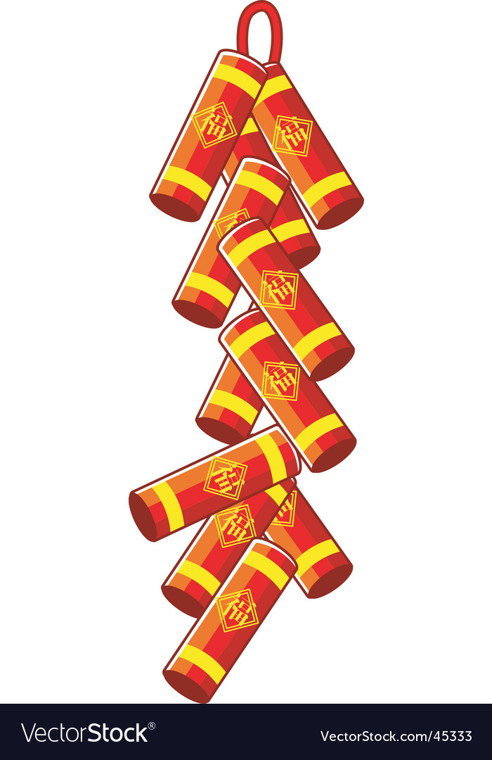 Firecrackers Royalty Free Vector Image - VectorStock