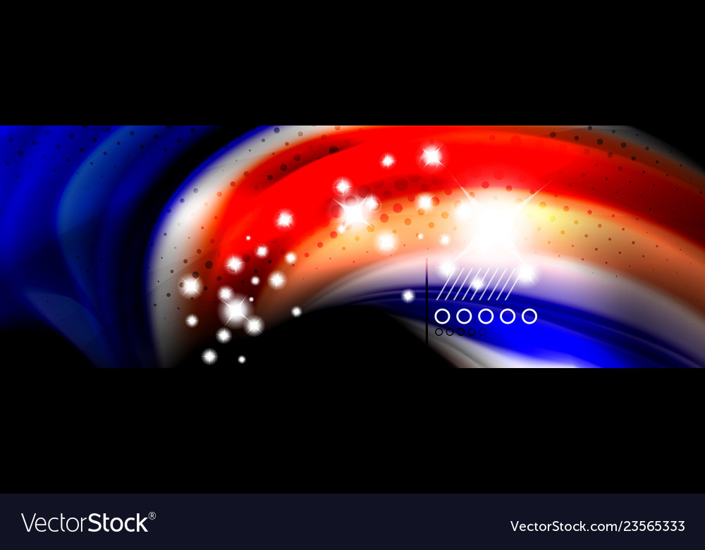 Fluid liquid wave pattern Royalty Free Vector Image