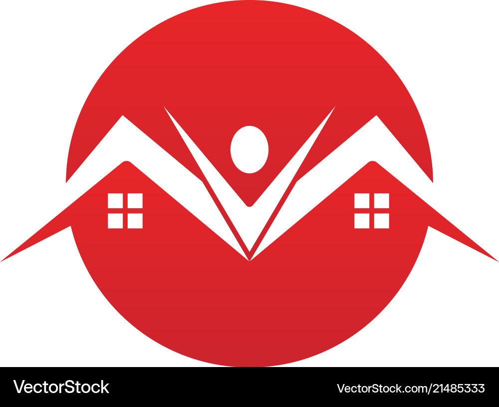 Home logo and symbols Royalty Free Vector Image