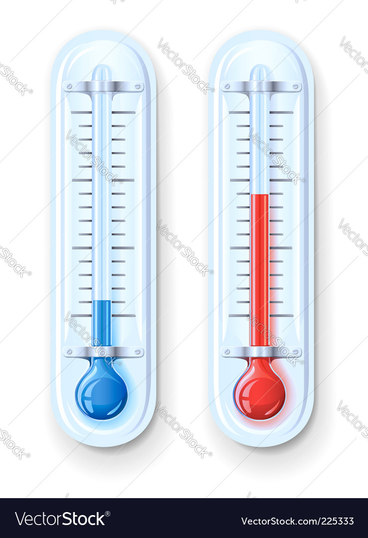 Thermometer Royalty Free Vector Image - VectorStock