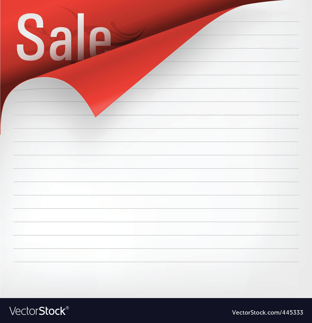 Vector paper corner Royalty Free Vector Image - VectorStock