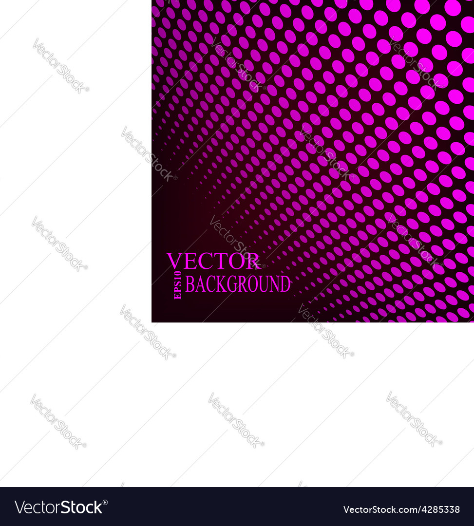 Abstract dotted background Royalty Free Vector Image