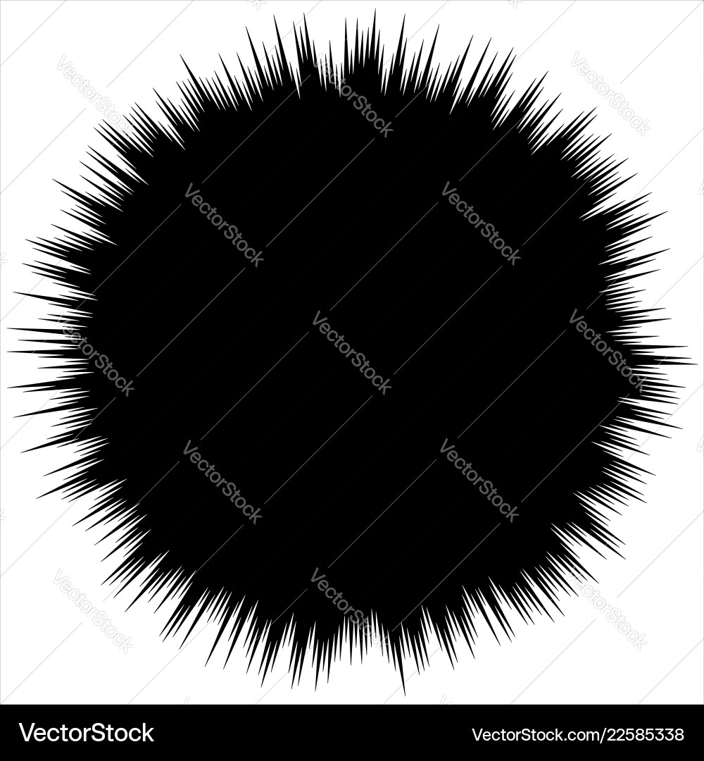 Concentric circular pattern random burst Vector Image