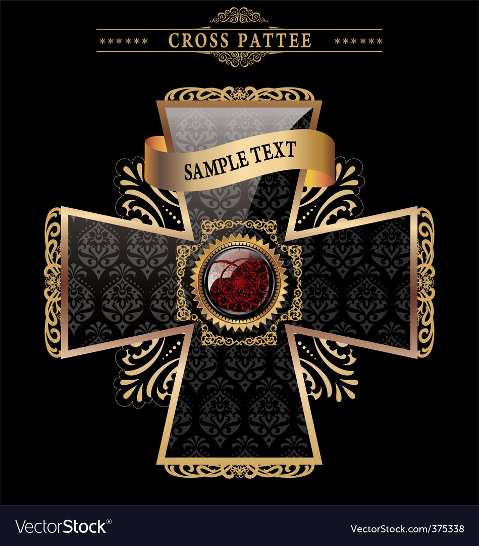 Cross pattern Royalty Free Vector Image - VectorStock