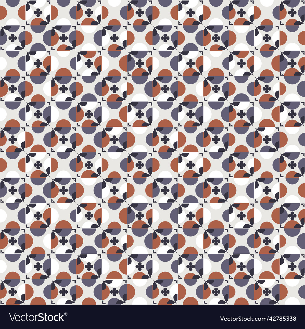 Modern abstract seamless pattern with dots Vector Image