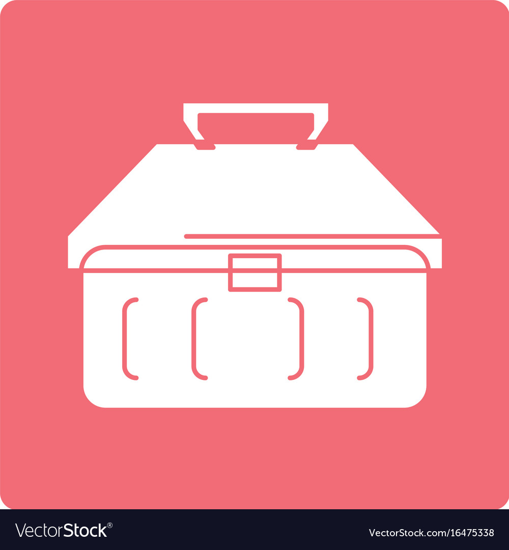 Tools box kit Royalty Free Vector Image - VectorStock