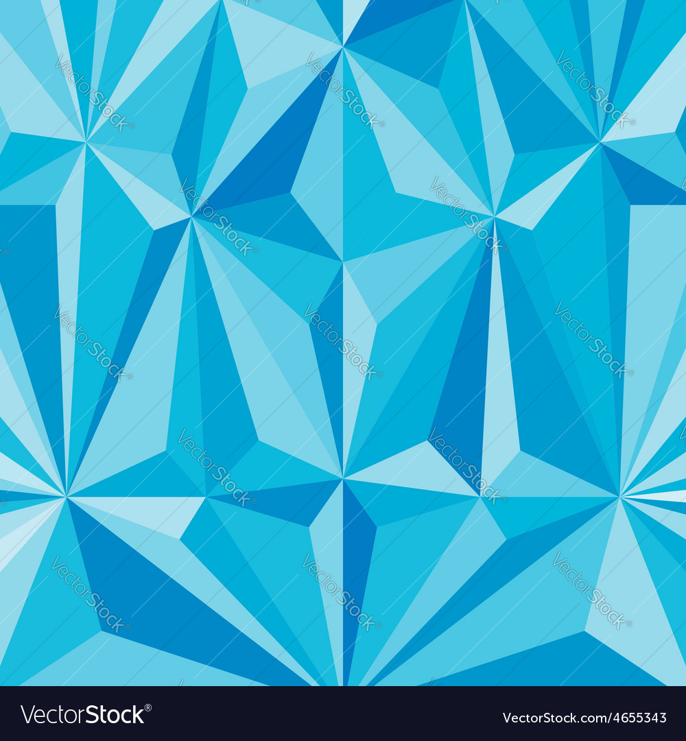 Faceted effects blue background pattern Royalty Free Vector