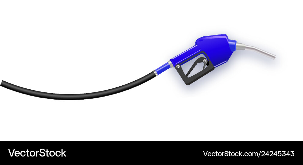 Fuel dispenser in simple 3d style Royalty Free Vector Image