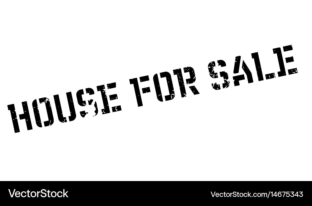 House for sale rubber stamp Royalty Free Vector Image