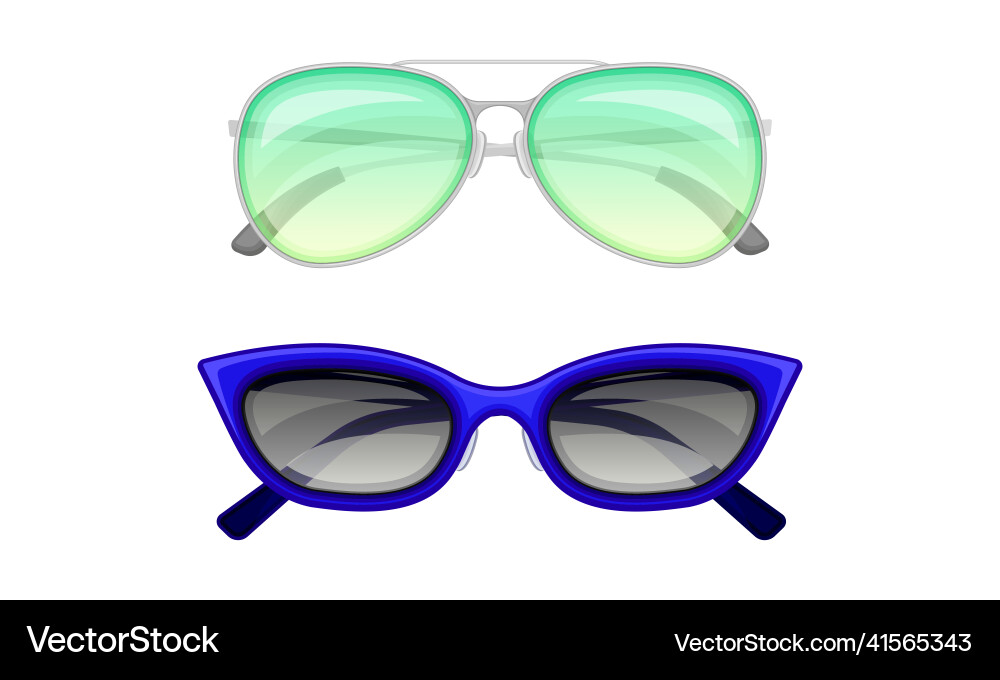 Sunglasses or shades as protective eyewear Vector Image