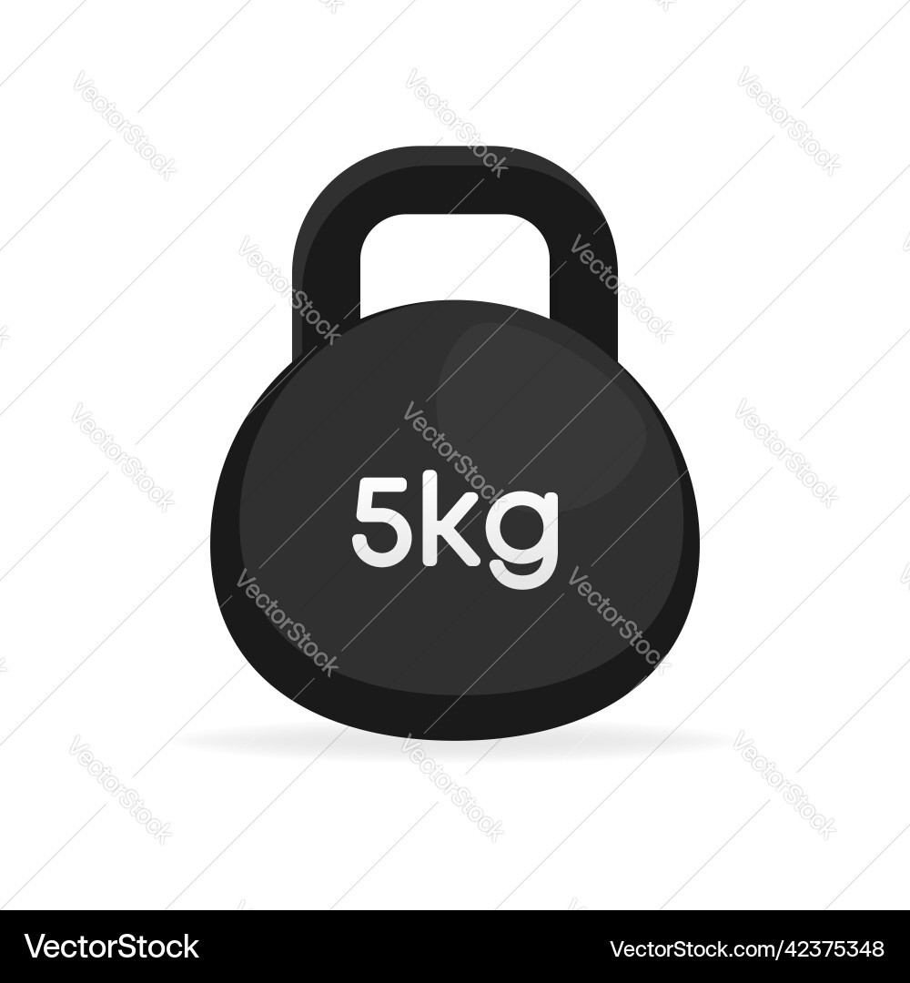 Black weight 51015 kg icon Royalty Free Vector Image