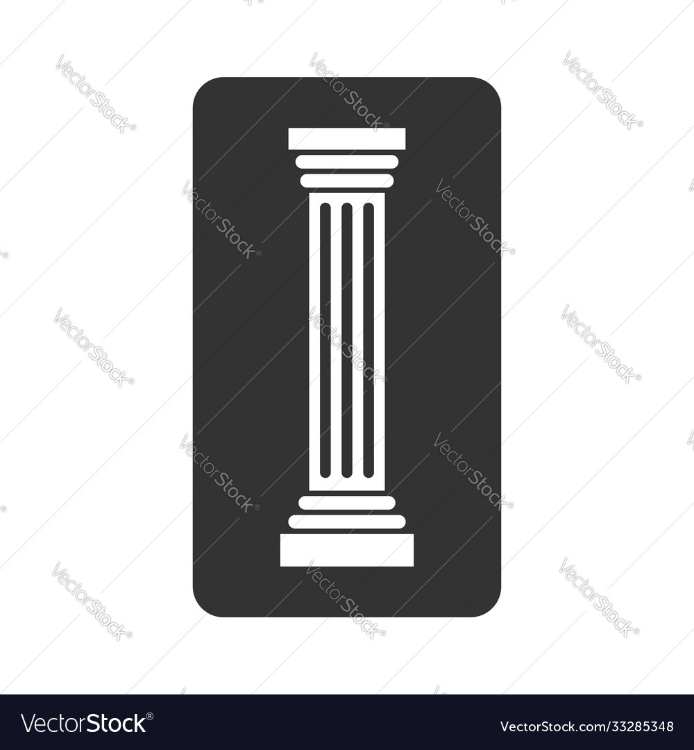 Column white Royalty Free Vector Image - VectorStock