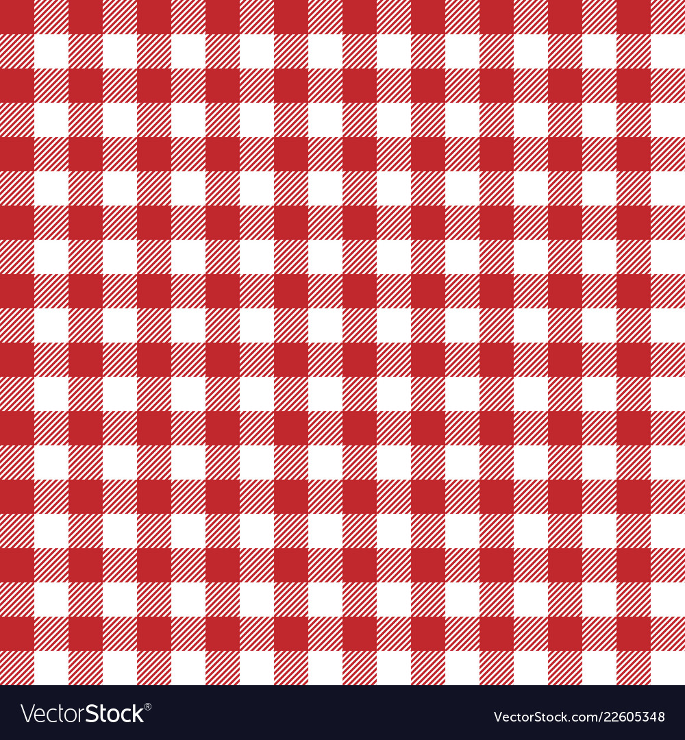 Gingham seamless plaid pattern Royalty Free Vector Image
