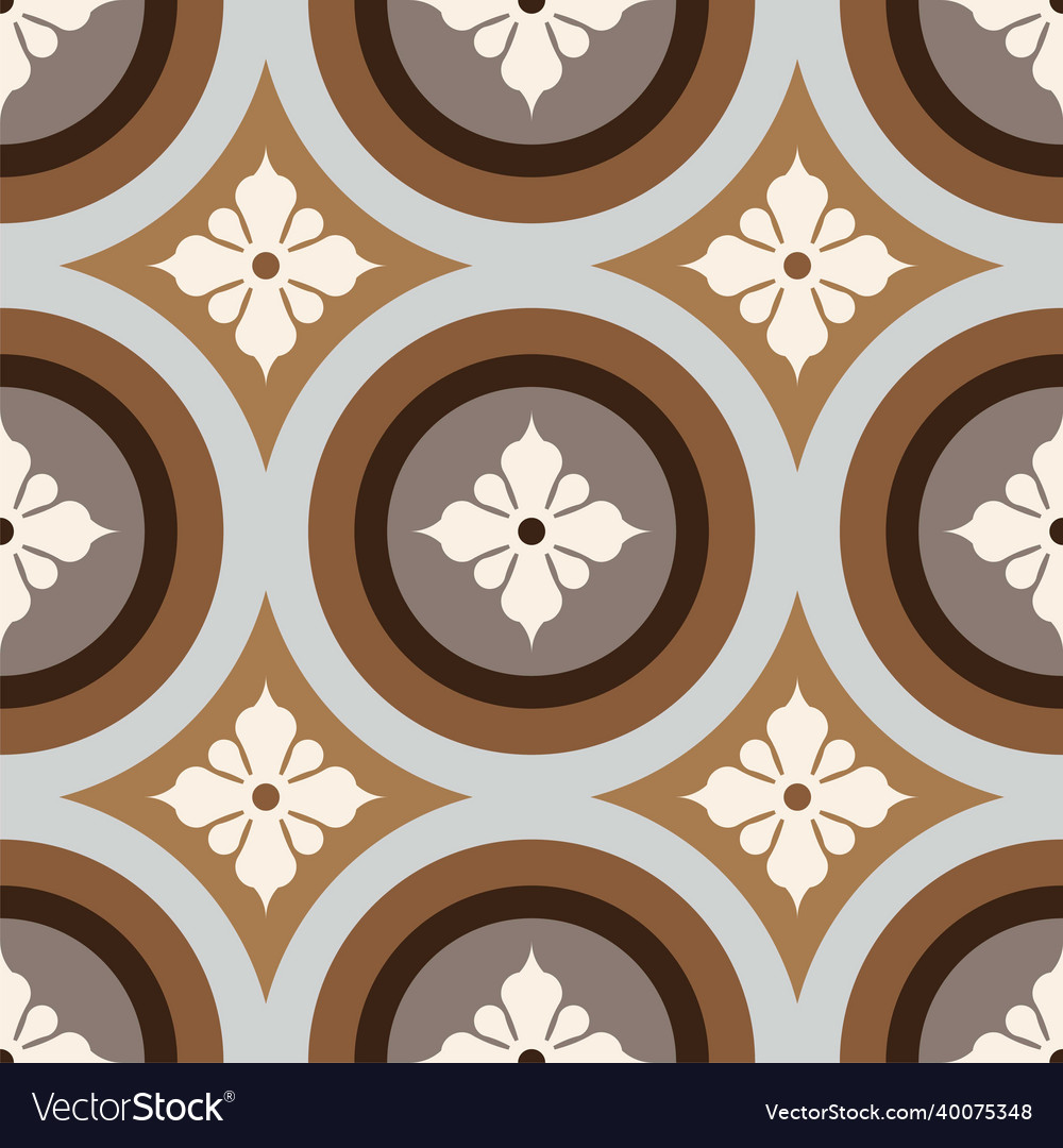 Modern tile pattern Royalty Free Vector Image - VectorStock