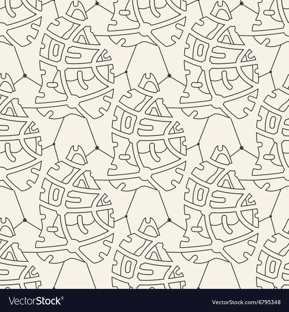 Seamless line pattern tile background geometric Vector Image