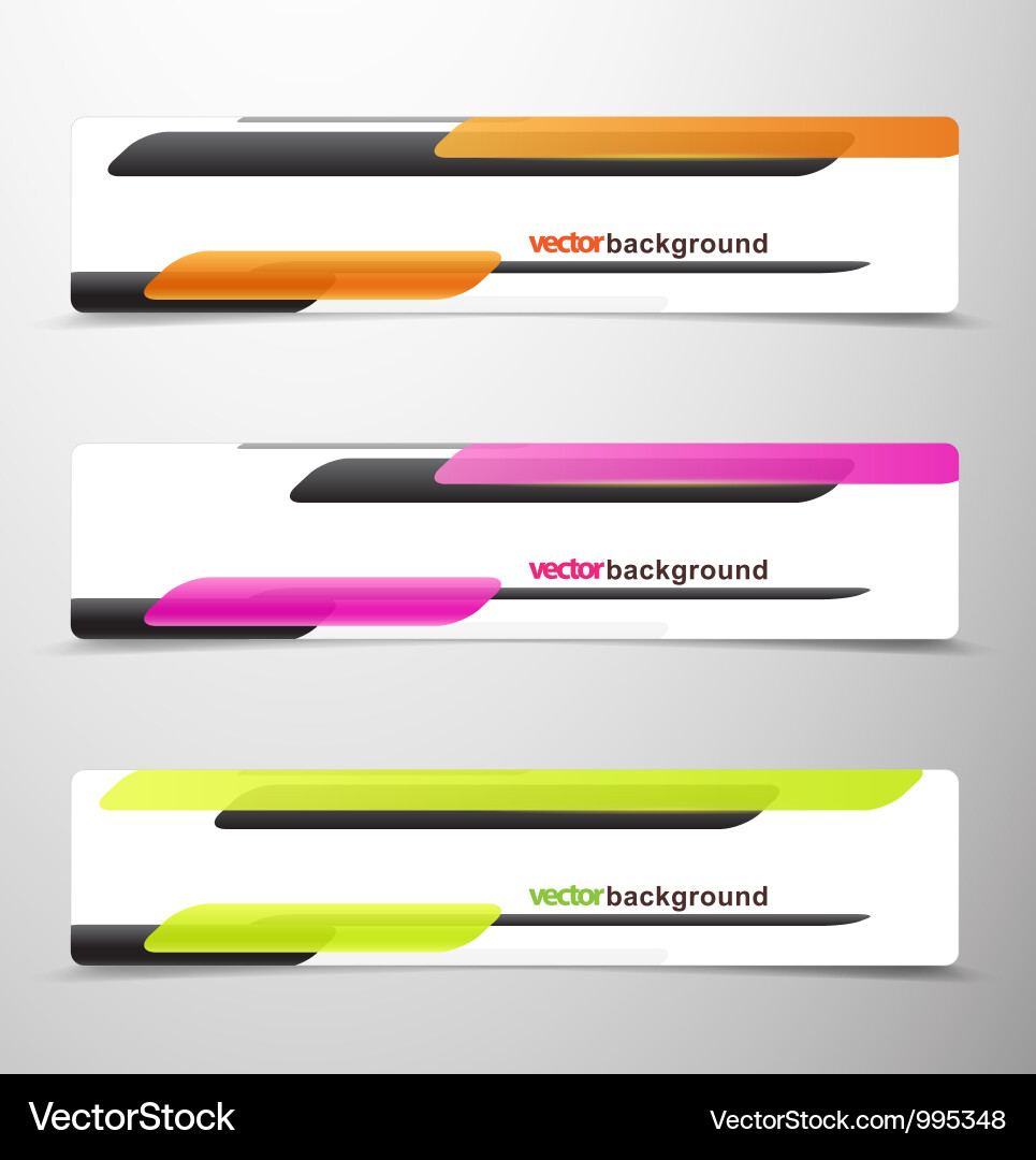 Set of colorful labels Royalty Free Vector Image